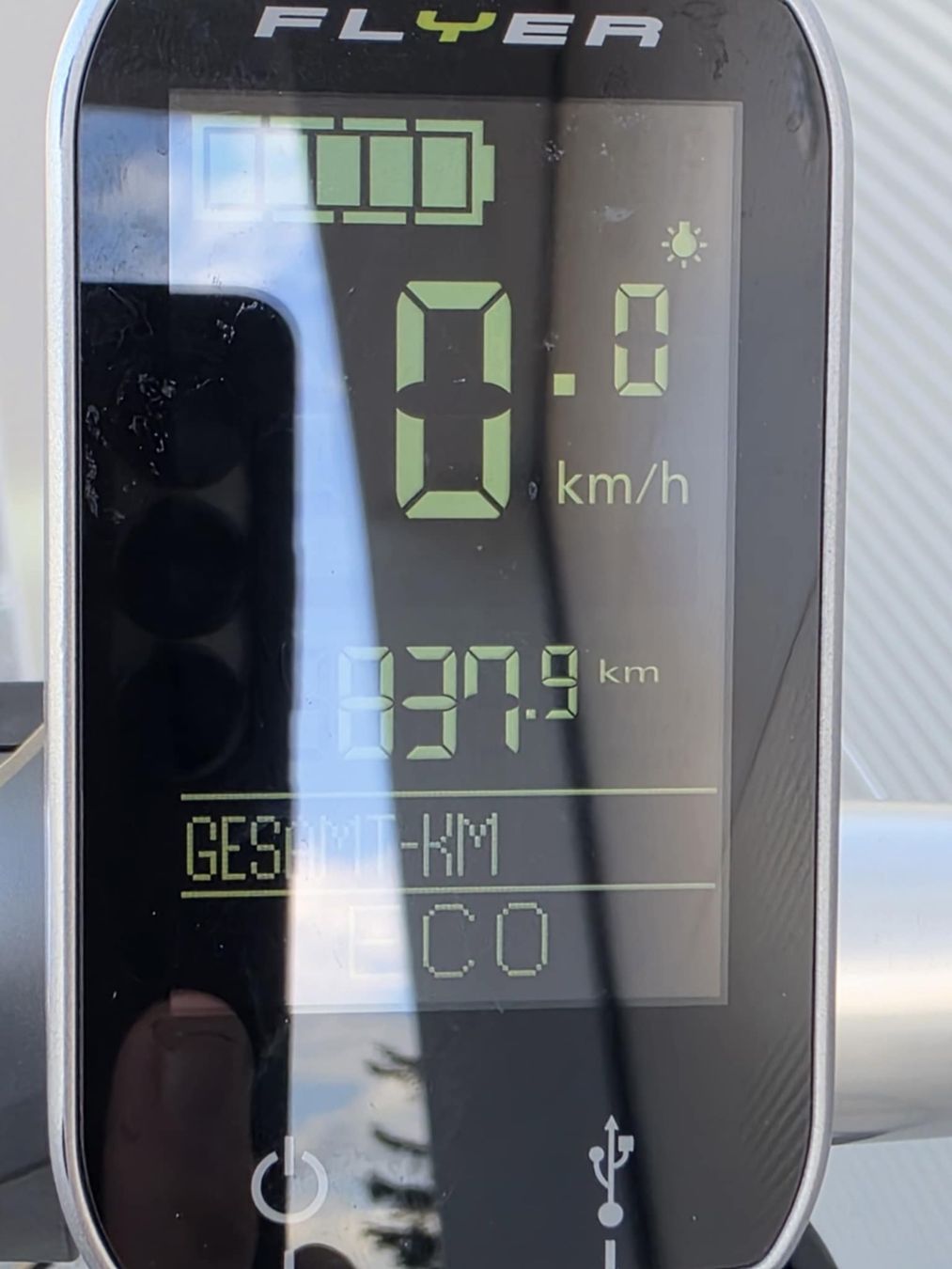 Flyer E bike T Serie 25km/h, 850 km. M ,Grosse Akku 18Ah (Gebraucht) in ...