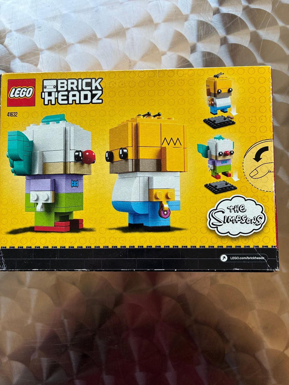 LEGO Brickheadz 41632 - Homer Simpson und Crusty der Clown (Neu und ...
