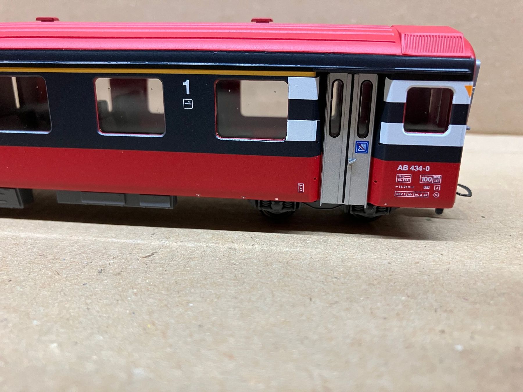 Bemo 3277 444 SBB Brünig Personenwagen AB, Ep. V, H0m (Neu (gemäss ...