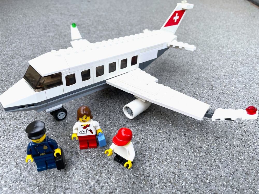 LEGO City # SWISS FLUGZEUG mit Crew (Neu (gemäss Beschreibung)) in für ...