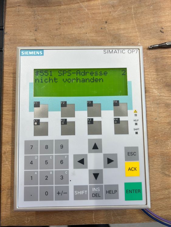Simatic OP7 gestestet!- Siemens Operator Panel (Gebraucht) in ...
