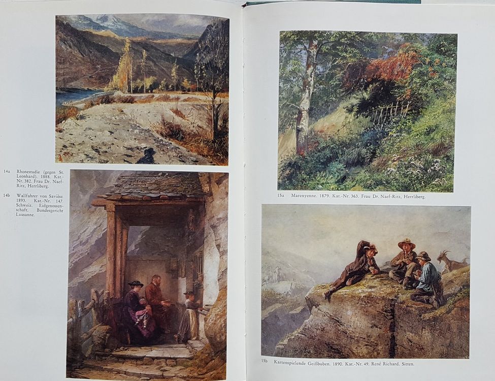 Der Walliser Maler Raphael Ritz (1829-1894) aus Brig/Sion (Gebraucht ...