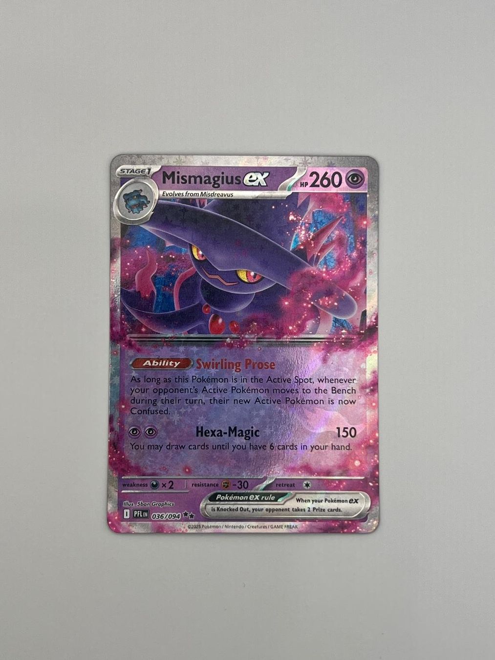 Mismagius EX 036/094 Phantasmal Flame Eng (Neu und originalverpackt) in ...