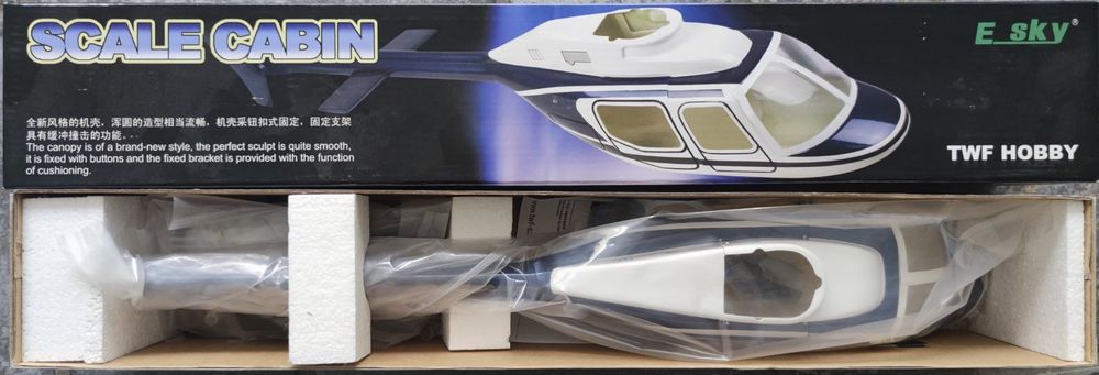 Rumpf Jet Ranger E-Sky - weiss-blau - EK4-0051 (Neu und originalverpackt) in Wollerau für CHF 14 ...