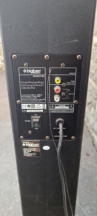 Hifi Turm Big-Ben USB /SD Slot/ Radio (Gebraucht) in Ueberstorf für CHF 20 – nur Abholung auf ...