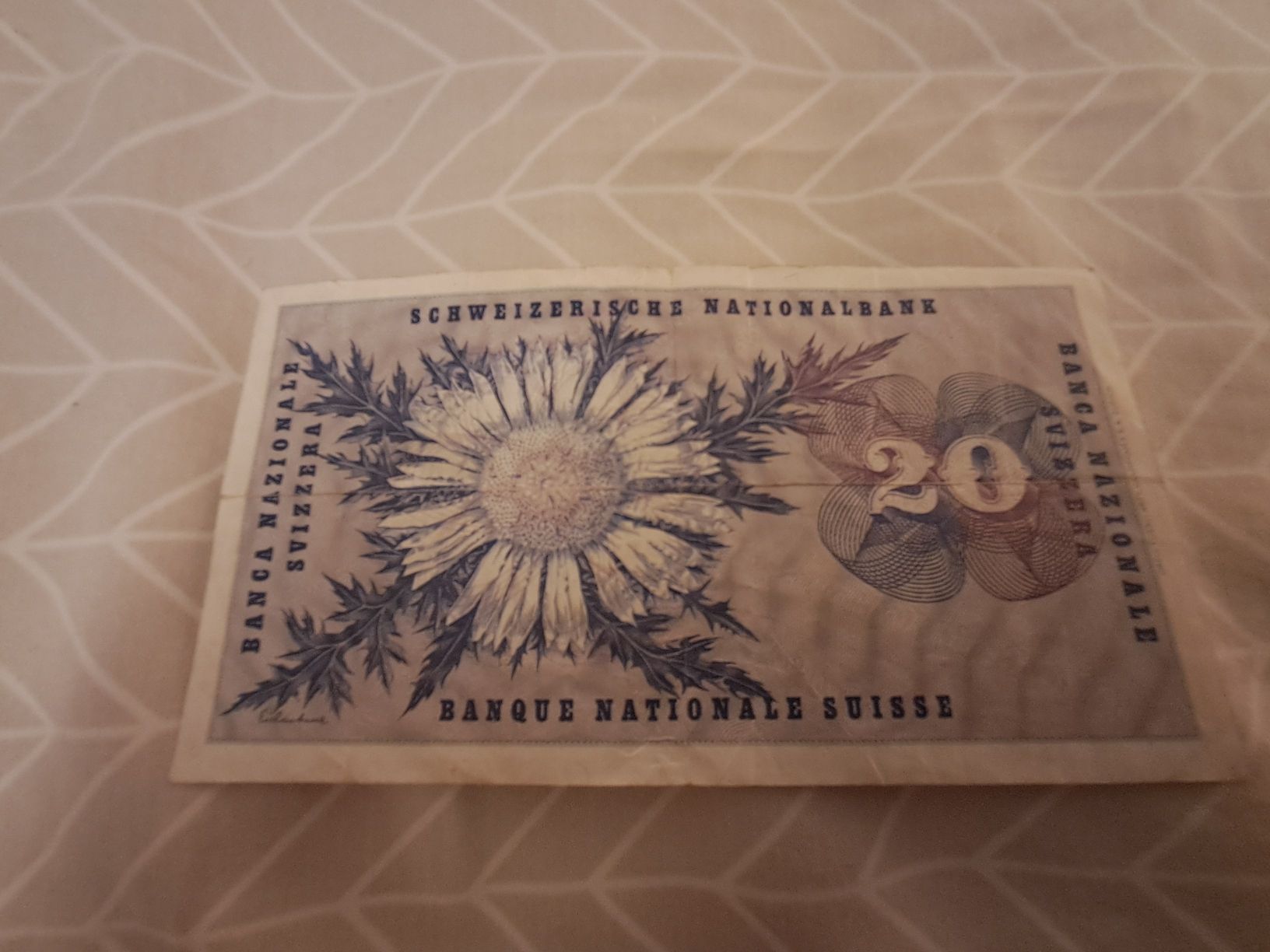 20er Note, Schweiz, 24. Januar 1972, Serie 84 S (Gebraucht) in Diegten ...