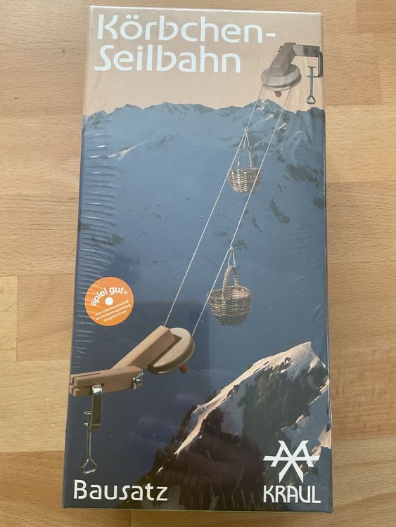 Mini- Seilbahn zwei Wagen mit Station Kraul 8+ (Neu und ...