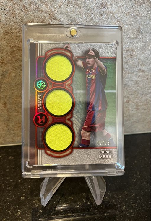 Topps Museum UEFA Messi Triple Patch /25 RARE!!! (Gebraucht) in Moudon ...