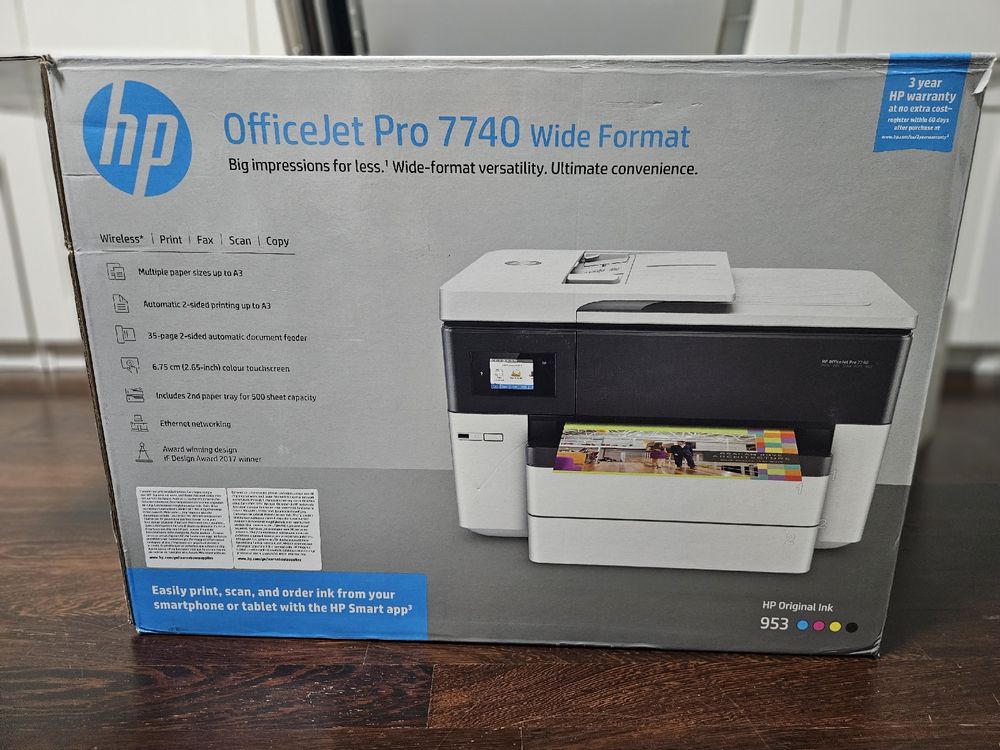HP OfficeJet Pro 7740 Breitformat A3 Drucker, Top Zustand! (Gebraucht ...