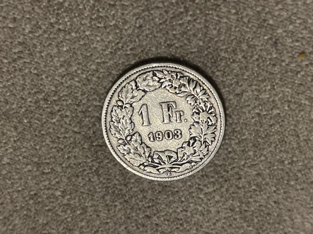 1 Franken 1903 Silbermünze | Kaufen auf Ricardo