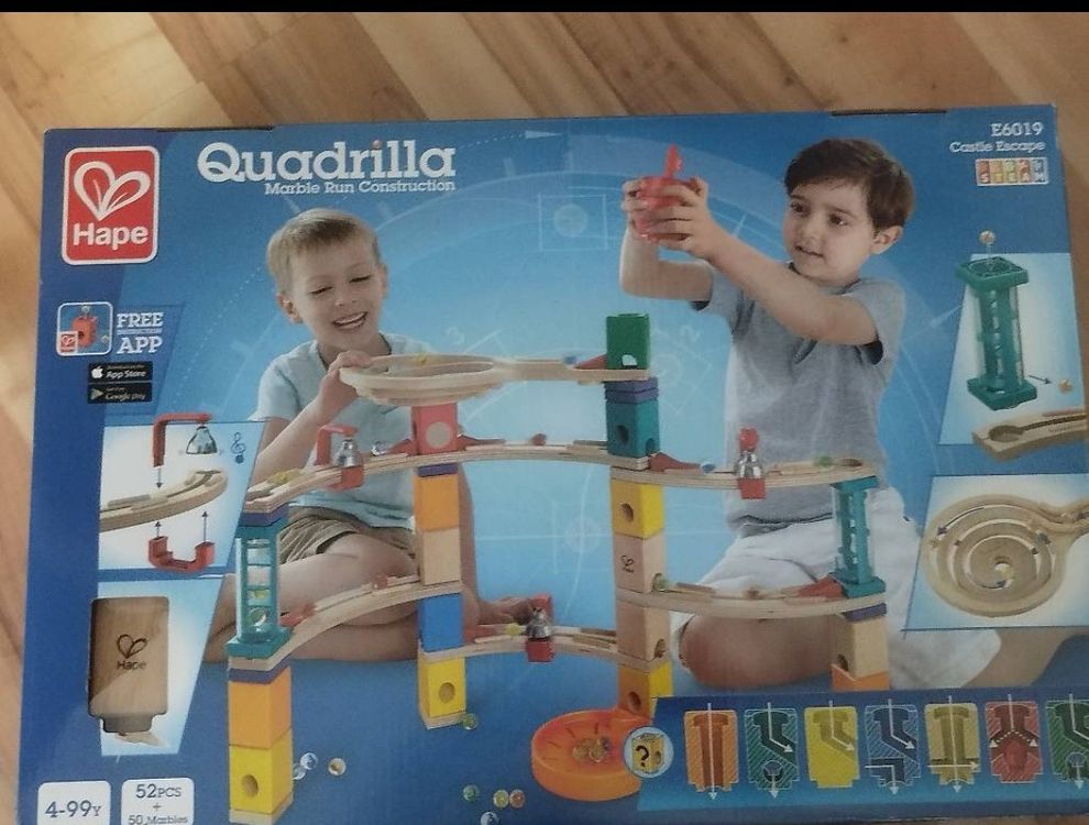 Hape Quadrilla Kugelbahn: "Castle Escape" , Top! (Neu und ...