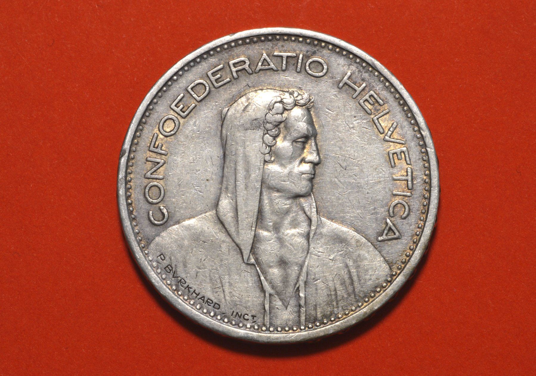 5 Franken 1931 (70 Grad verdreht) (Gebraucht) in Oberglatt ZH für CHF ...