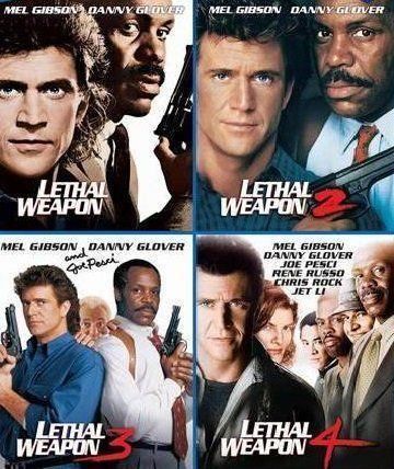 Lethal Weapon 1-4 (Blu ray) (Neu (gemäss Beschreibung)) in Waldenburg ...