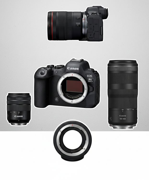 Canon R6 Mark II / Premium Set / 3 Lenses (Neu (gemäss Beschreibung ...