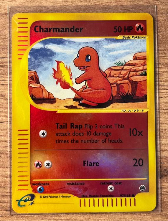Charmander REVERSE 97/165 Pokemon Skyridge E-Reader WOTC | Kaufen auf ...