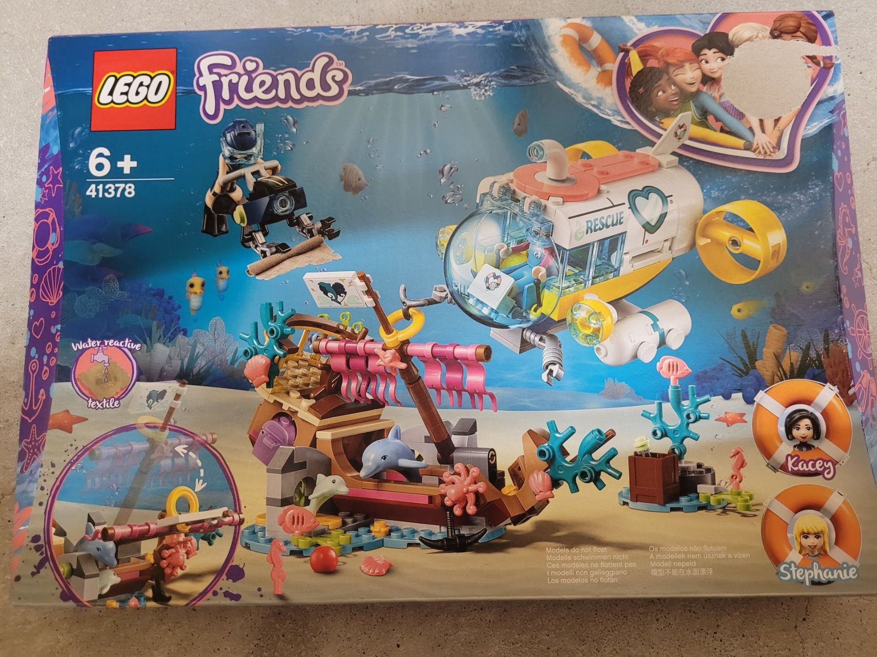 LEGO Friends Neu 41378 Rettungs-U-Boot für Delfine NP 58.90 (Neu und ...