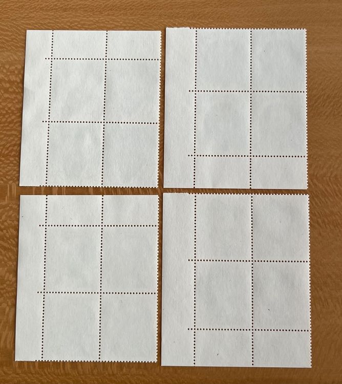 Hans Erni, 4x4er Block postfrische Briefmarken, 1990 (Gebraucht) in ...