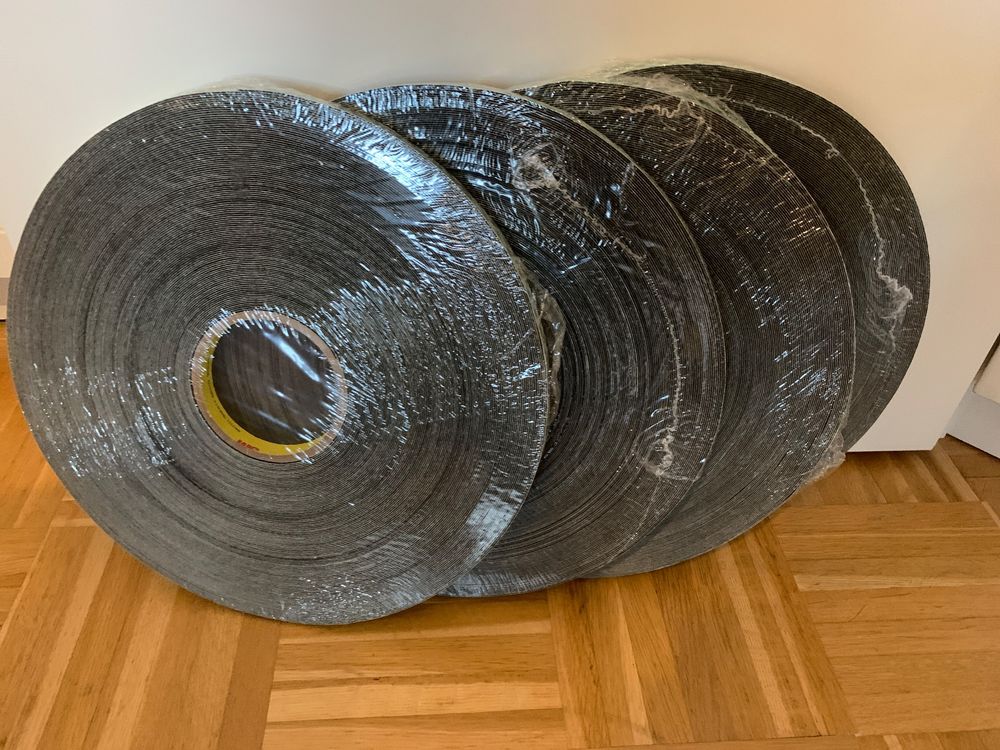 3M doppelseitiges Klebeband 4x 12mmx66m 3M 4432 0.8mm dick (Neu und ...
