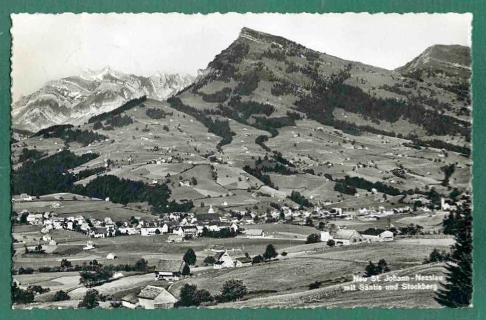 Neu St. Johann-Nesslau mit Säntis und Stockberg, 1940 (Gebraucht) in Sargans für CHF 1 – mit ...