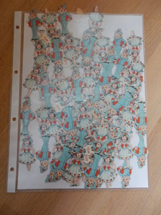 antike Glanzbilder Oblaten Nostalgie Albumbilder Pierro | Kaufen auf Ricardo