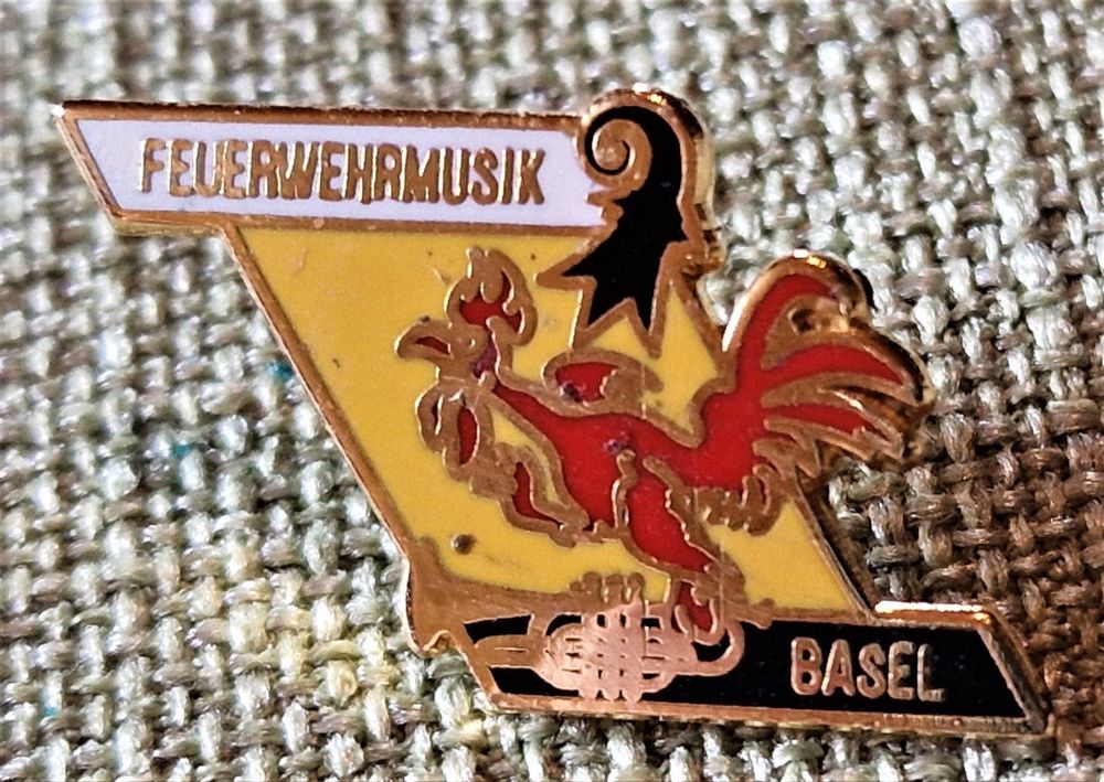 L631 - Pin Feuerwehr Musik Basel Stadt - Baslerstab | Kaufen auf Ricardo