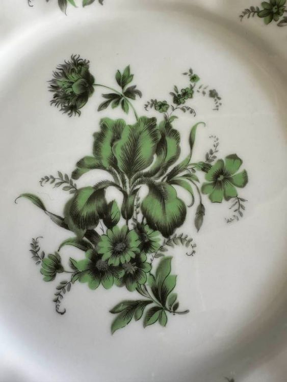 Seltene Winterling Vintage-Teller mit Goldrand (6 Stk.) (Gebraucht) in ...