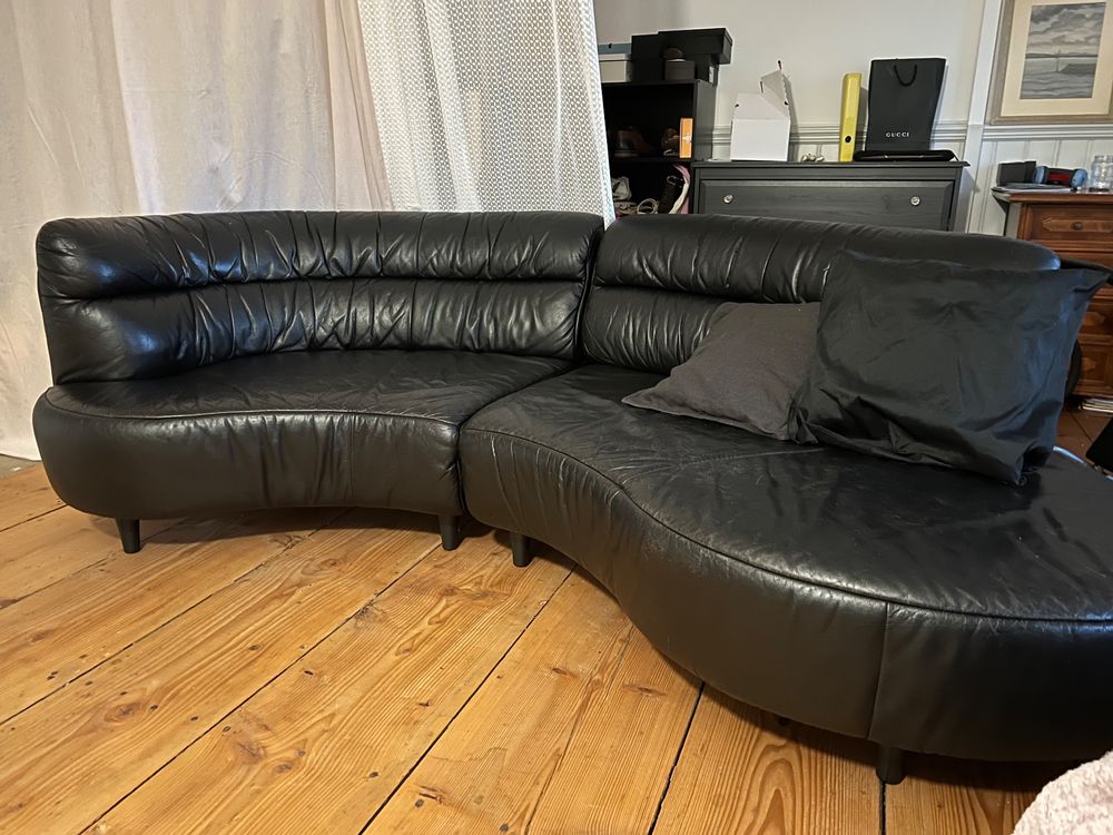 Echtleder Couch Vintagestil (Gebraucht) in Horgen für CHF 41 – nur ...