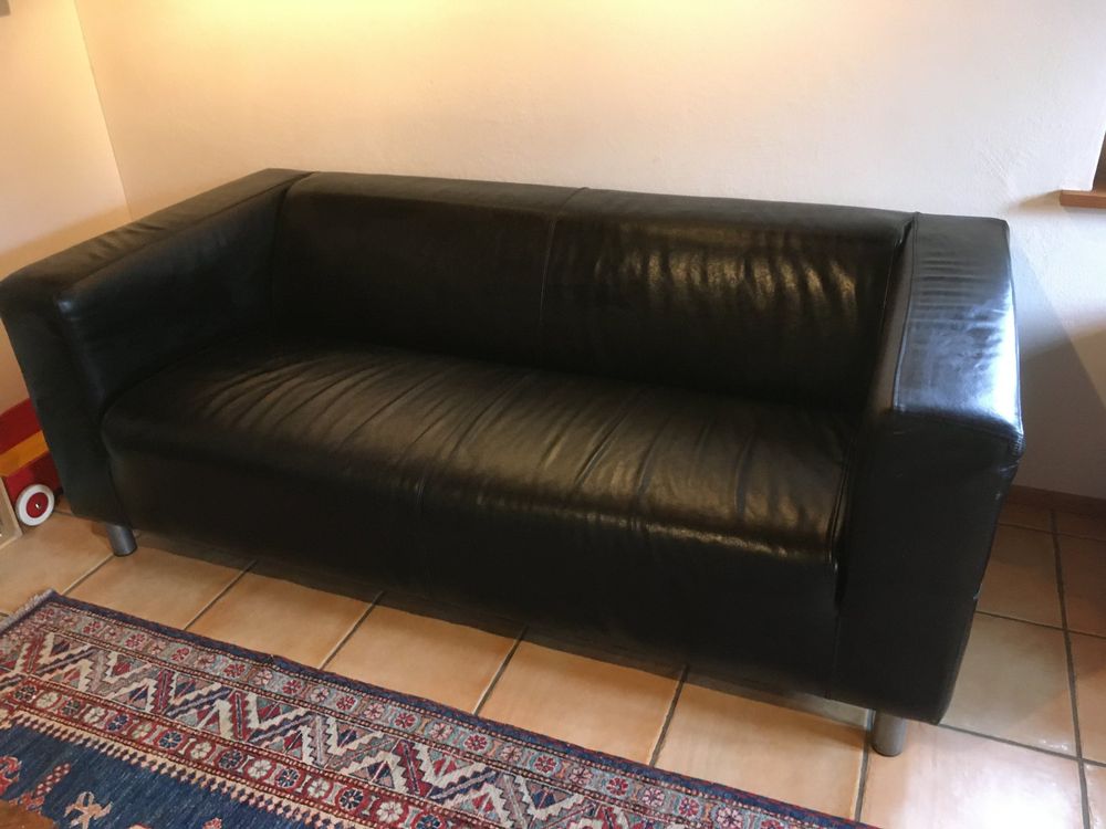 Klippan 2er Sofa von IKEA schwarz | Kaufen auf Ricardo