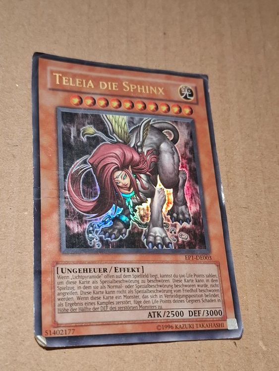 EP1-DE003 Teleia die Sphinx Yu-Gi-Oh! (Gebraucht) in Winterthur für CHF ...