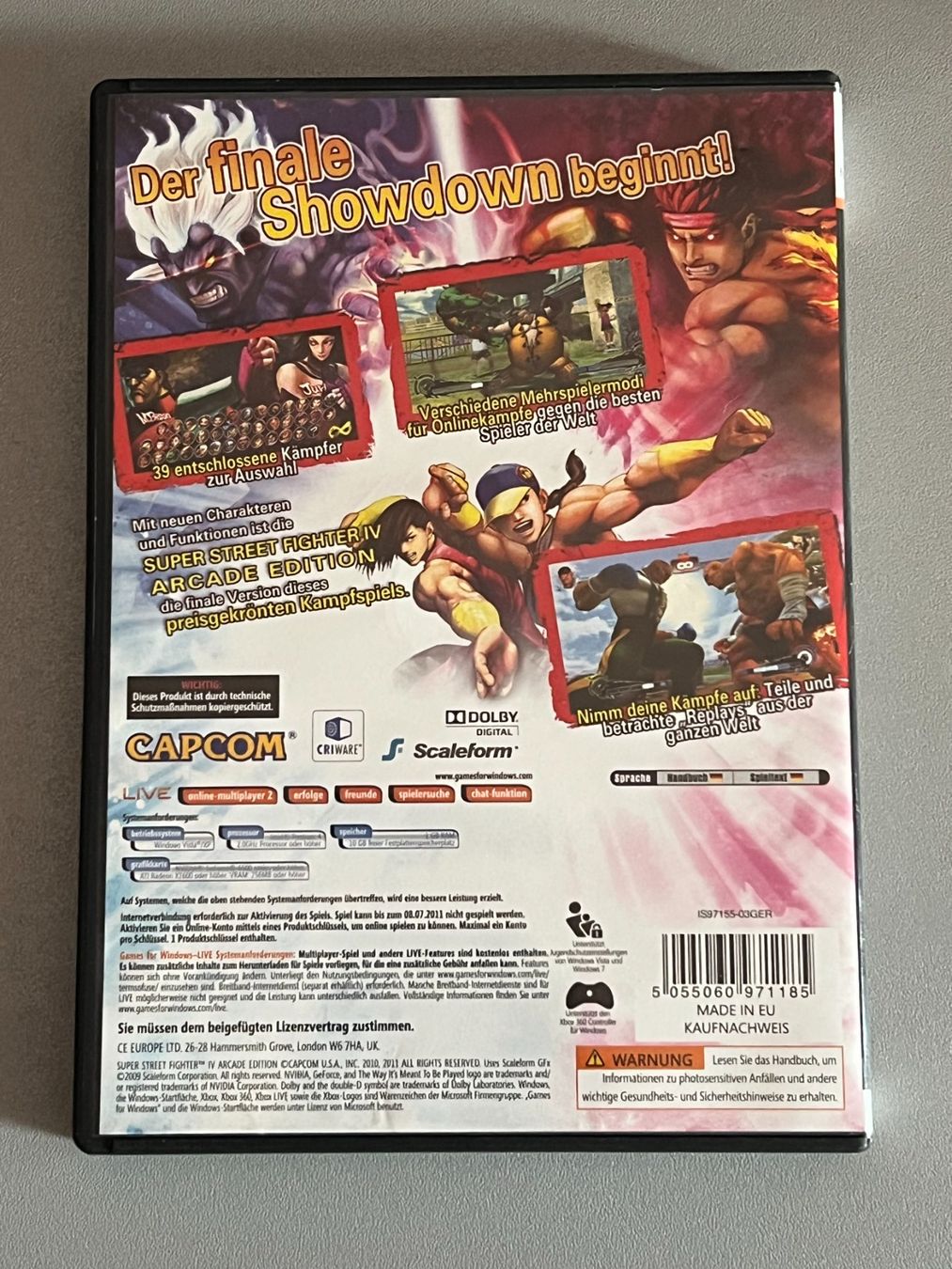 Super Street Fighter IV Arcade Edition - PC Game (Gebraucht) in Rivera ...