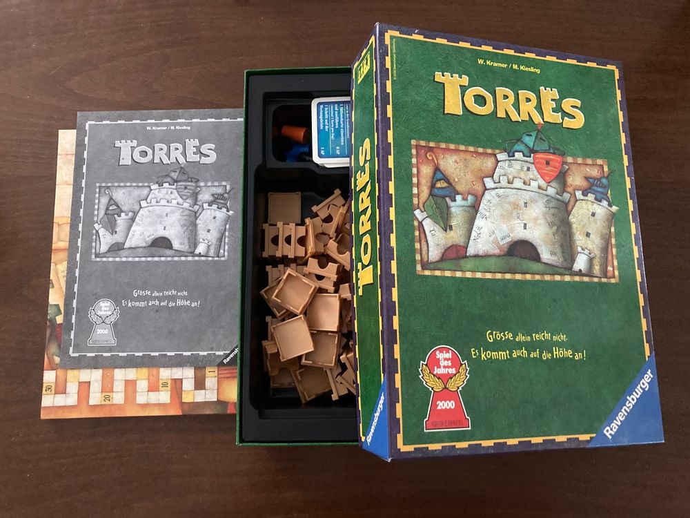 Ravensburger Torres Spiel des Jahres 2000 Brett Ritter Burg (Neu ...