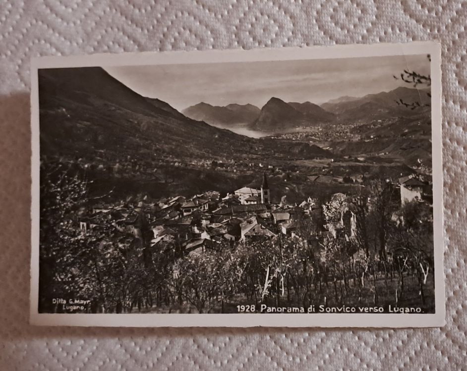 Postkarte Lugano 1937 | Kaufen auf Ricardo