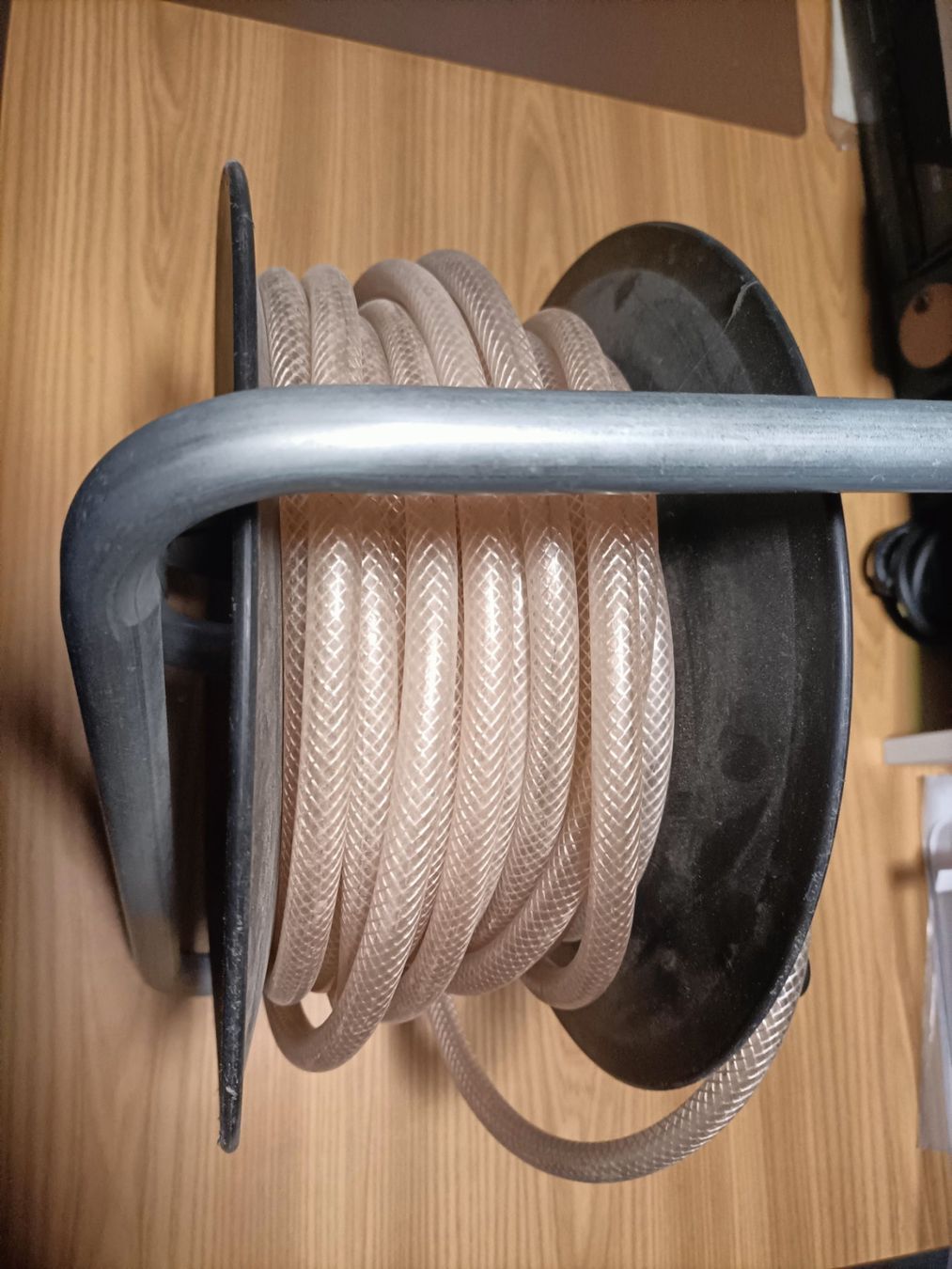 Druckluftschlauch auf Rolle, robust und praktisch! - ca. 15m (Gebraucht ...