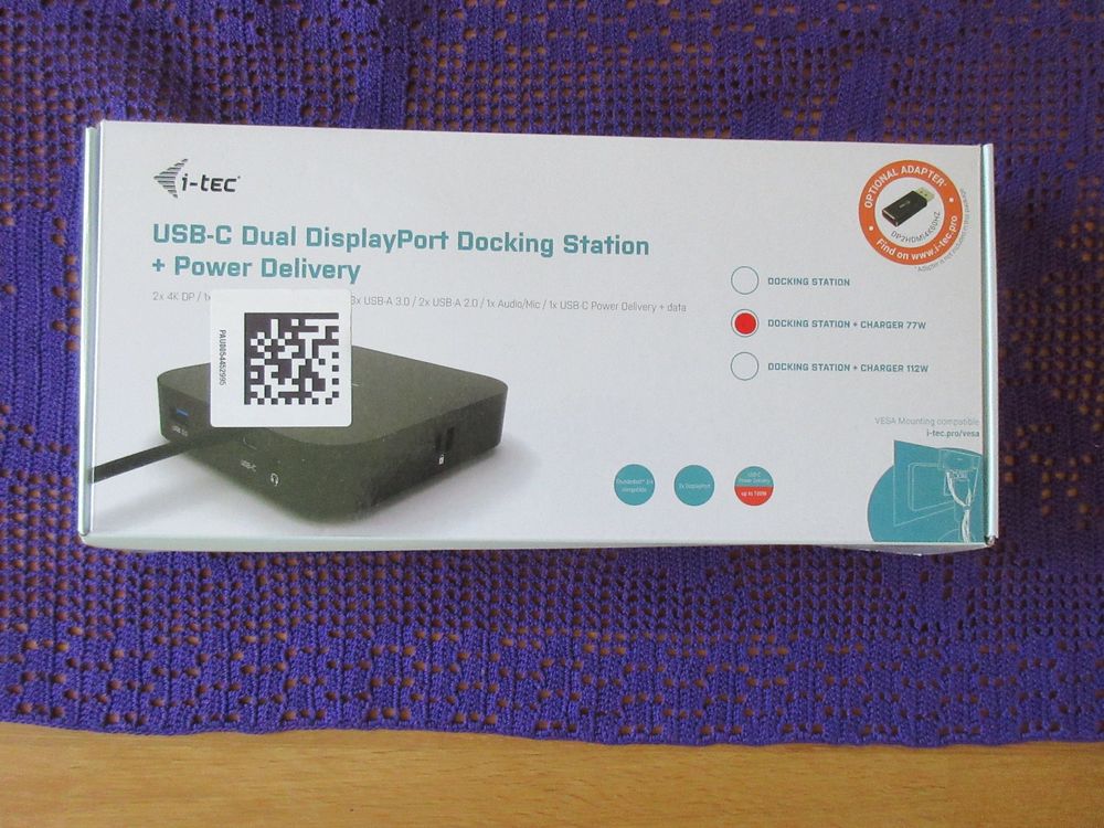 USB-C Dual DisplayPort Docking Station+ Power Delivery (Neu (gemäss ...