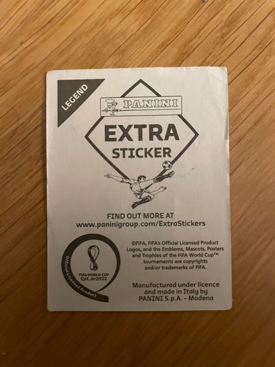 PANINI EXTRA STICKER - CRISTIANO RONALDO - GOLD LEGENDE | Kaufen auf ...