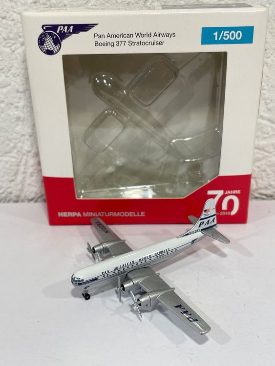 Herpa Wings 533195 PAA Boeing 377 Stratocruiser (Neu (gemäss ...