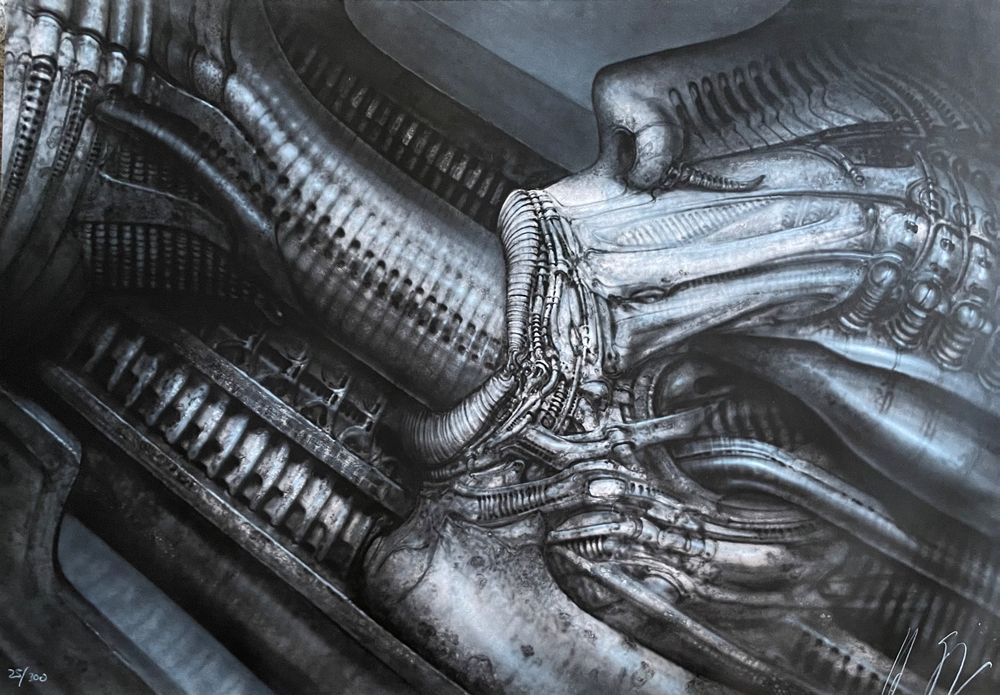 H. R. Giger (1940-2014) Serigraphie Handsigniert (Gebraucht) in Root ...