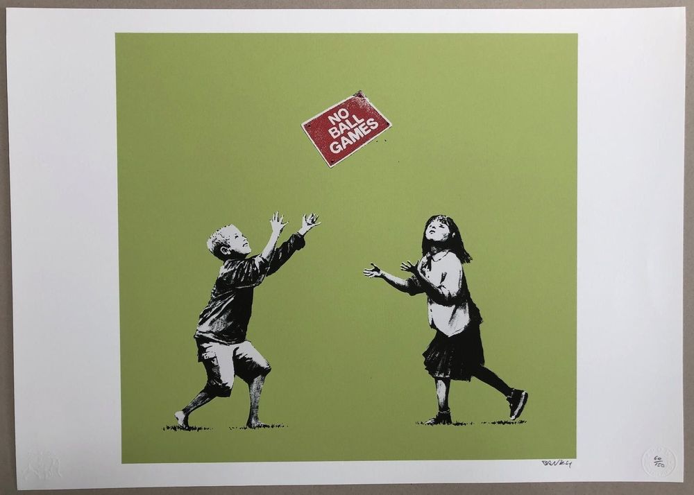 Banksy: No ball games 60/150 | Kaufen auf Ricardo