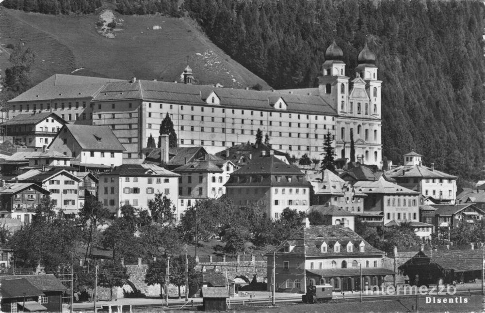 Disentis GR // 1957 RhB Bahnhof Kloster // Sommer (Gebraucht) in Basel ...