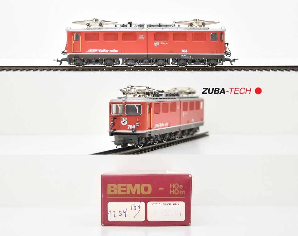 Bemo 1254 134 E-Lok Ge 6/6 II Davos RhB H0m Analog mit OVP (Gebraucht) in St. Gallen für CHF 100 ...