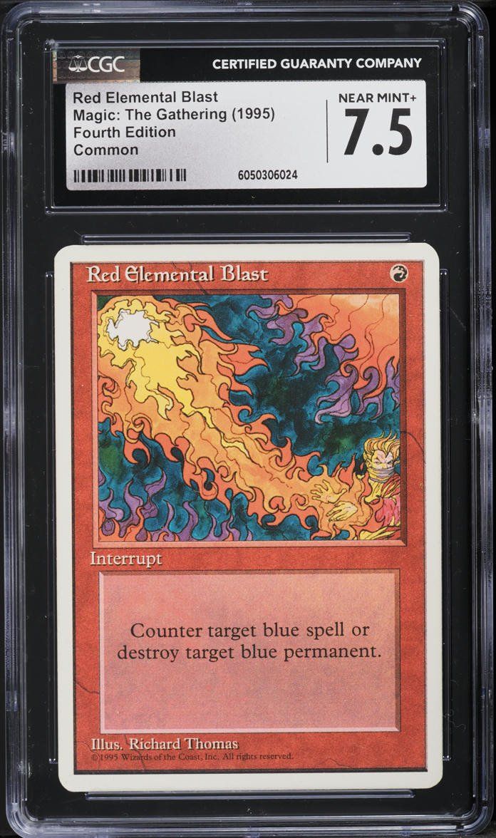1995 Magic The Gathering MTG Fourth Edition Red Elemental (Neu (gemäss ...