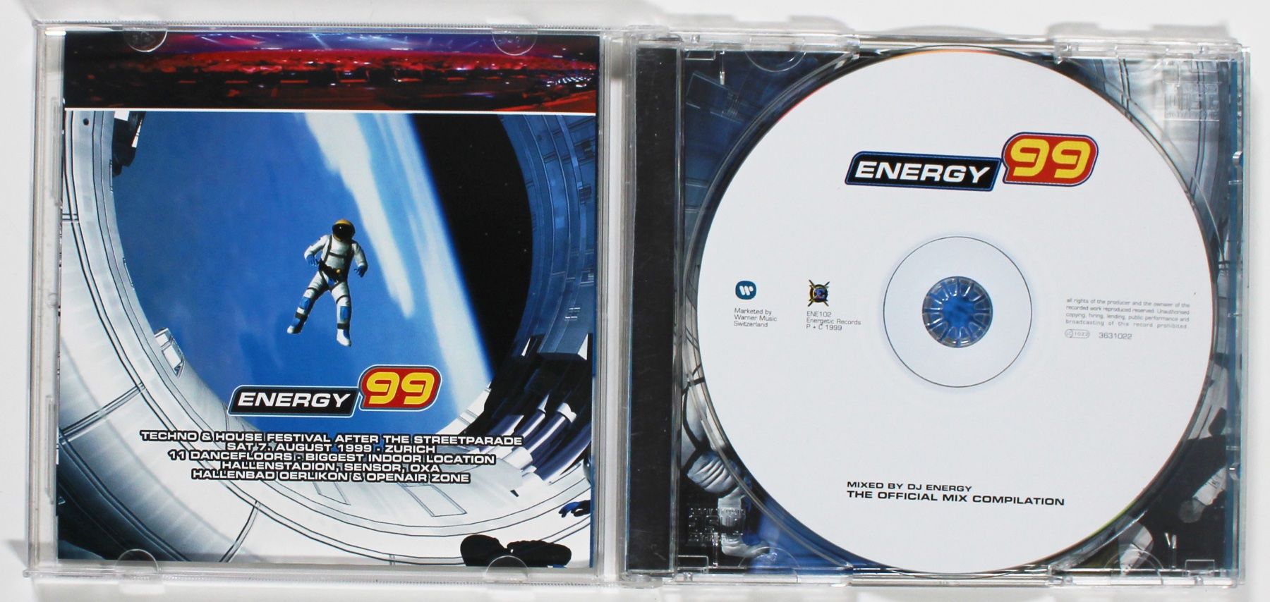 CD - ENERGY 99 - STREETPARADE 1999 TRANCE MIX by DJ ENERGY (Neu (gemäss ...
