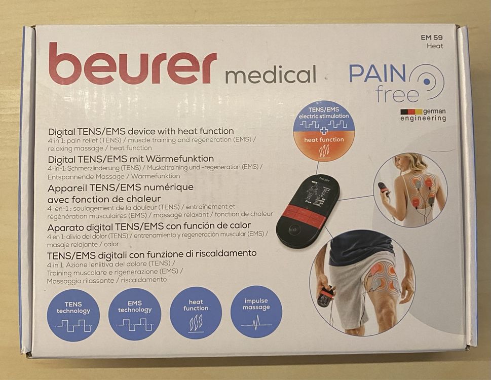 Beurer EM 59 Heat TENS/EMS Gerät mit Wärmefunktion (Neu (gemäss ...