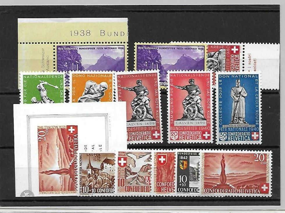 PP ** Restlot 1938-1942 inkl.B1z+B5c und B18 Kat:CHF 101.- | Kaufen auf Ricardo
