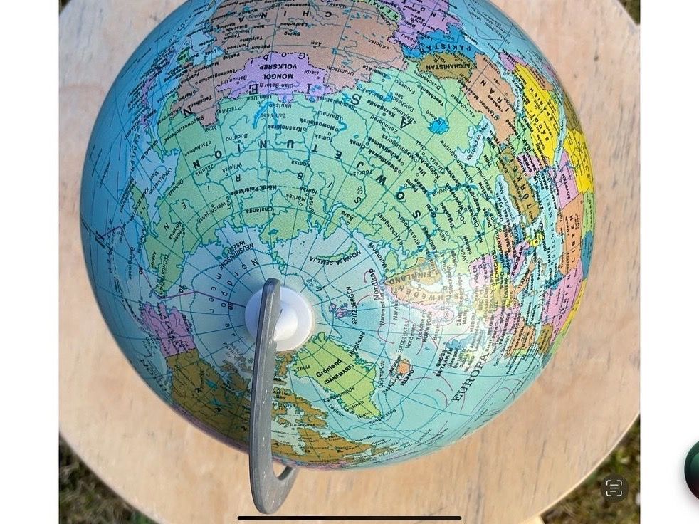 Globus vintage Weltkugel Landkarte retro 80er (Gebraucht) in Otelfingen ...