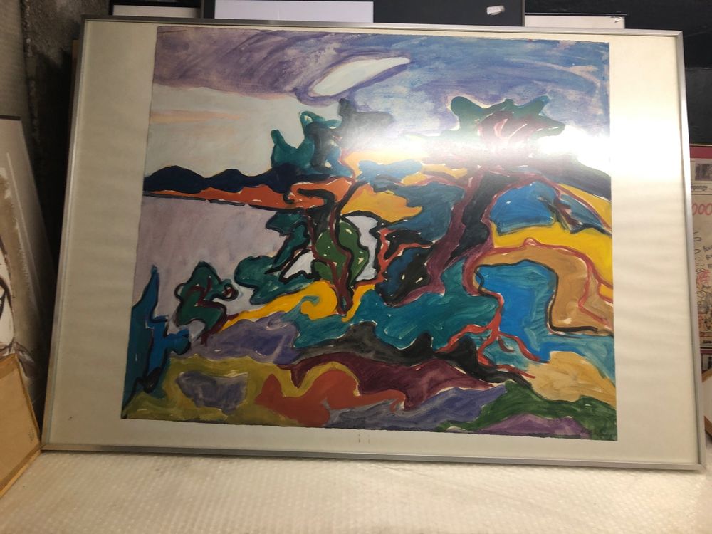 Aquarelle de Martin Peter Flück (1935-) signée datée 1969 | Kaufen auf ...