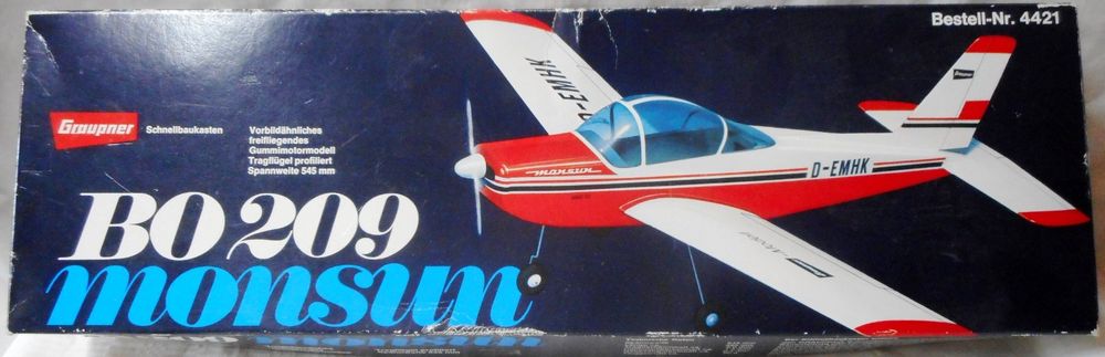Graupner BO 209 MONSUN NEU Bausatz (Neu und originalverpackt) in Hefenhofen für CHF 95 – mit ...