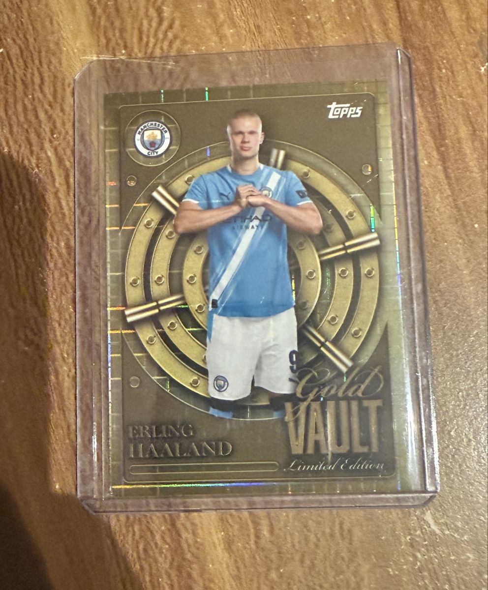 Erling Haaland Topps Gold Vault Limited Edition Karte (Neu (gemäss ...