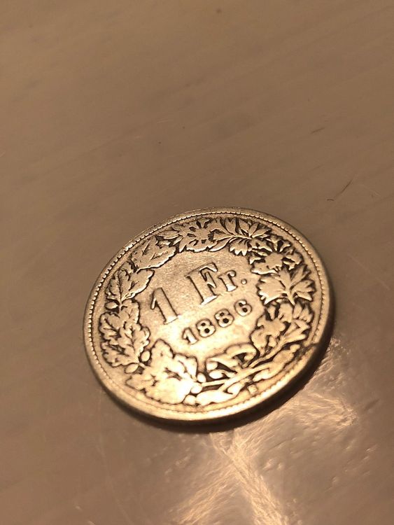 Schweiz 1 Franken 1886 Silber Rar | Kaufen auf Ricardo