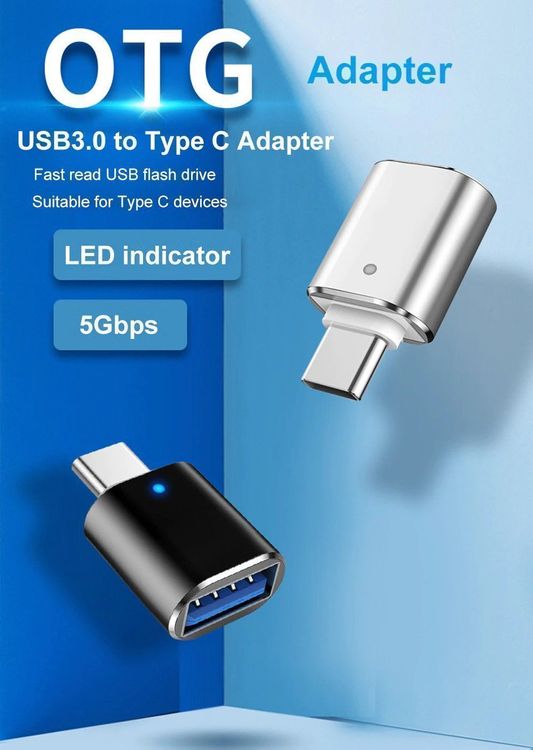 Adaptateur USB 3.0 vers type-c OTG | Kaufen auf Ricardo